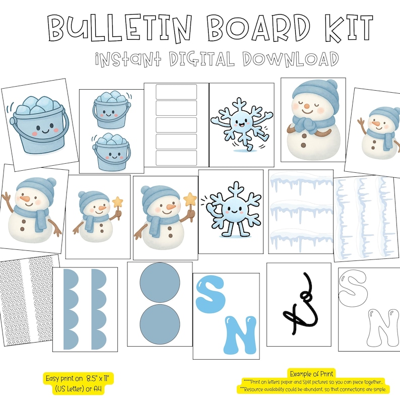 Snow Better Time to Learn Bulletin Board Kit | Winter Classroom Door ...