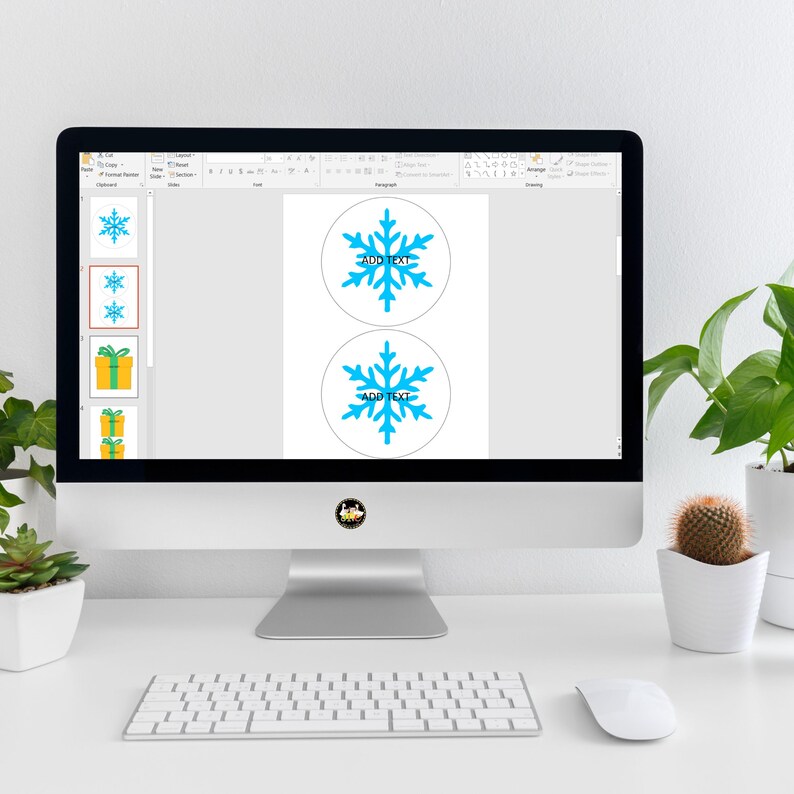 Santa Goose Christmas Bulletin Board Kit | Editable Classroom Holiday ...