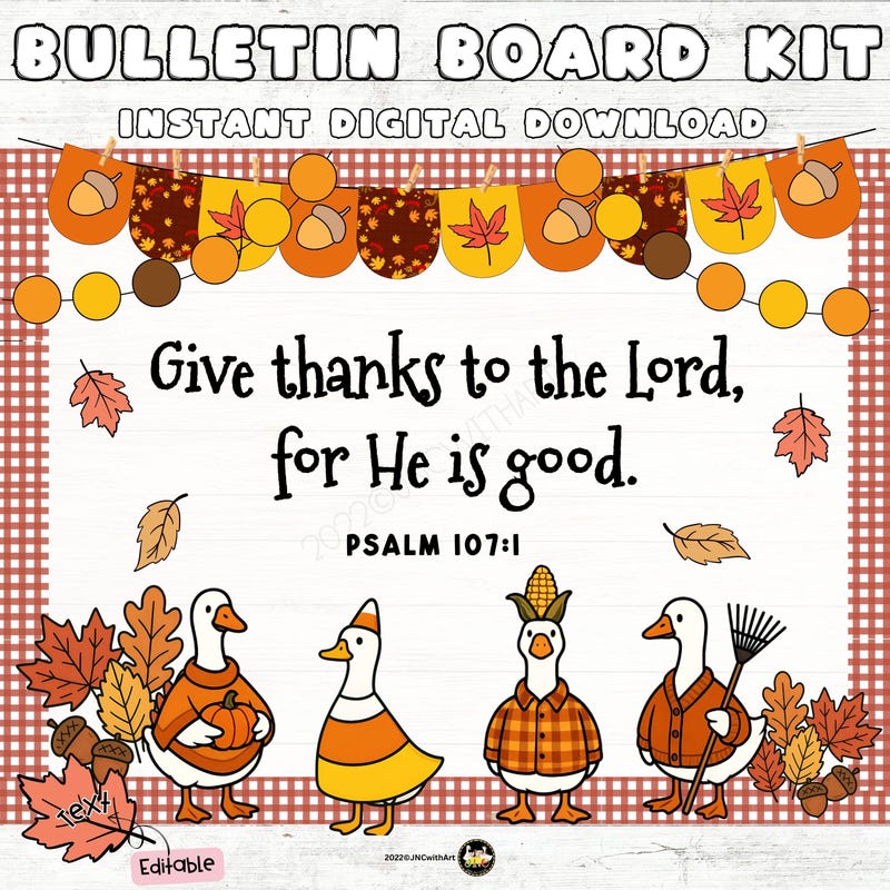 Thanksgiving Church Bulletin Boards - Etsy