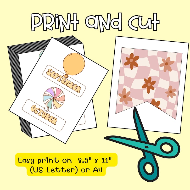 Birthday Bulletin Board, Classroom Groovy Retro Pastel Party Themed ...