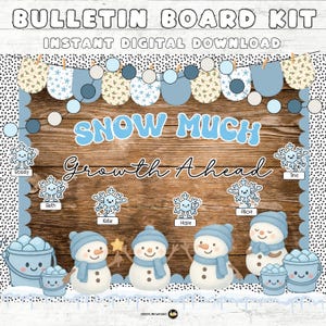 Snow Better Time to Learn Bulletin Board Kit | Winter Classroom Door ...