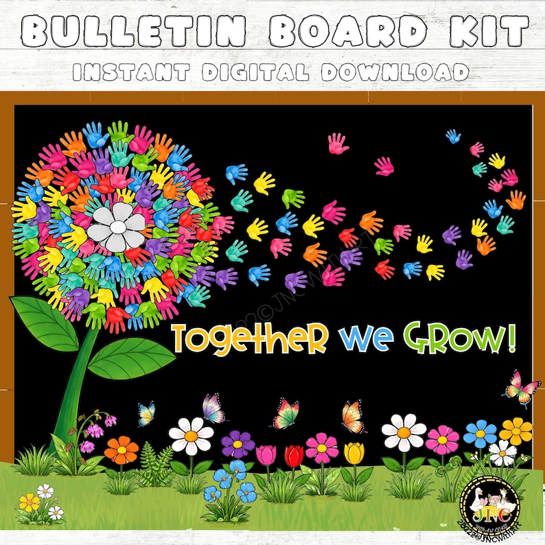 Seed of Kindness Bulletin Board Kit | Spring Classroom Decor | Editable ...