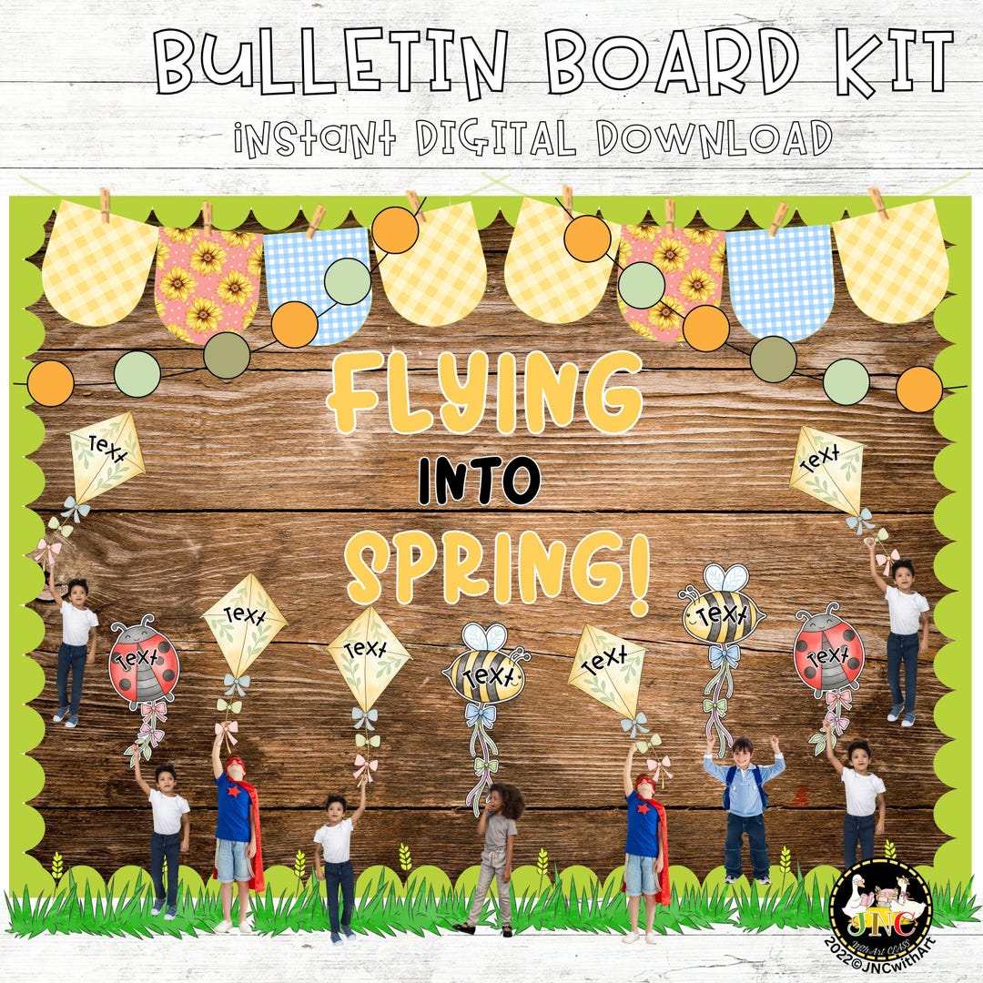 Spring Bee Bulletin Board Kit | Editable Classroom Decor | Printable ...