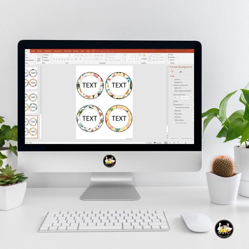 Summer Classroom Name Tags: Printable, Editable (PPT, PDF, PNG) - Etsy