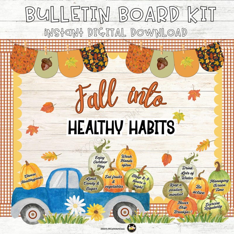 Wellness Bulletin Board Ideas - Etsy