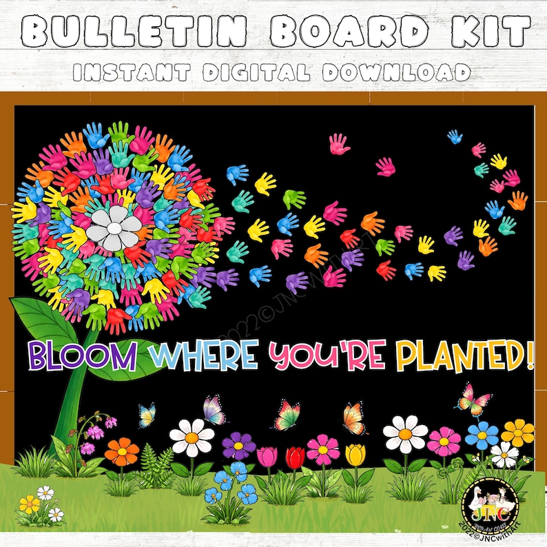 Seed of Kindness Bulletin Board Kit | Spring Classroom Decor | Editable ...