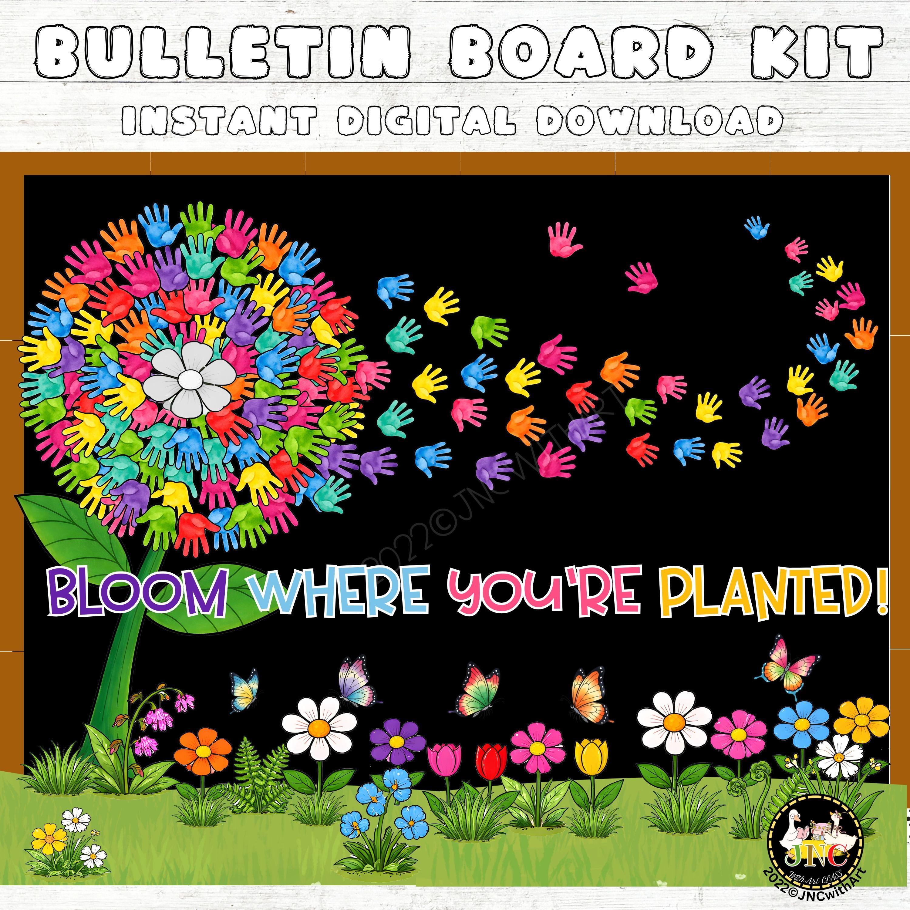 Seed of Kindness Bulletin Board Kit | Spring Classroom Decor | Editable ...