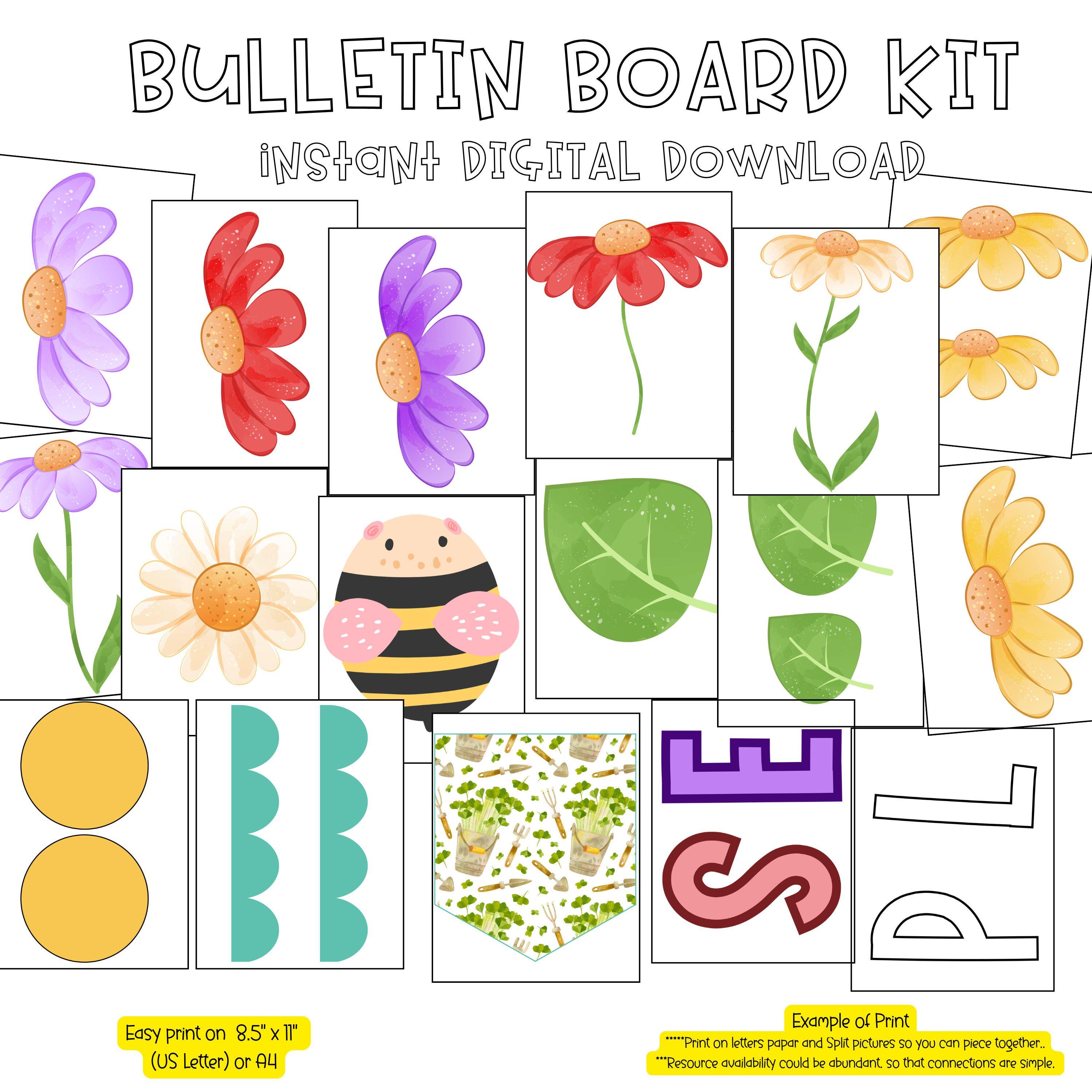 Plant Seeds of Kindness Bulletin Board Kit | Spring Classroom Decor ...