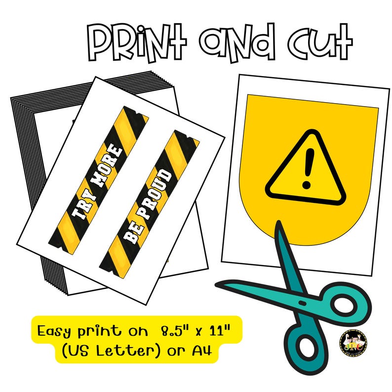 Construction New Year 2026 Bulletin Board Kit | Build Theme Classroom ...