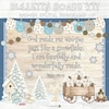 Winter/snow/holiday Kindness Bulletin Board/door Decor Kit for Nurses ...