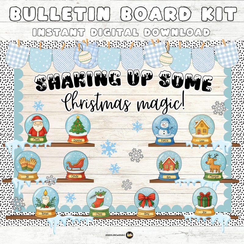 Snow Globe Bulletin Board - Etsy
