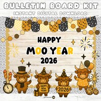 Highland Cow Summer Bulletin Board Kit: School's Out Theme - Etsy