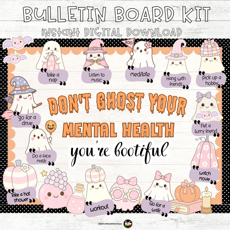 Ghost Theme Bulletin Board - Etsy