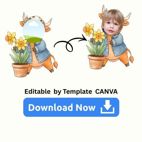 Highland Cow Spring Bulletin Board Kit | Moo-ving Into Spring Classroom ...