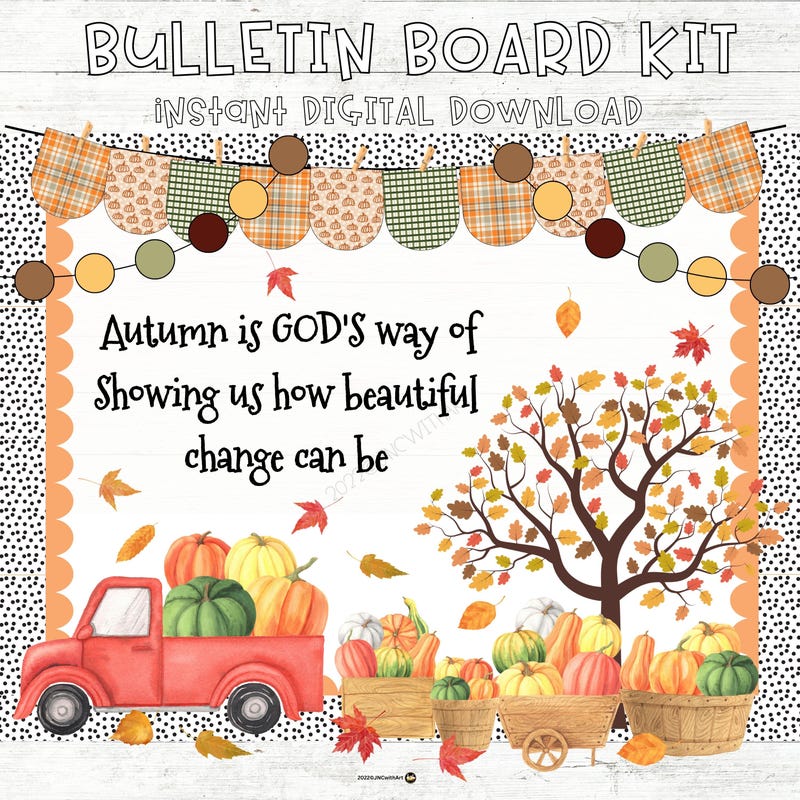 Fall Church Bulletin Boards - Etsy