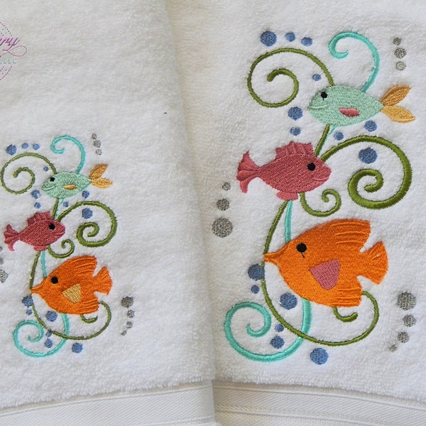 Fish Hand Towels - Etsy