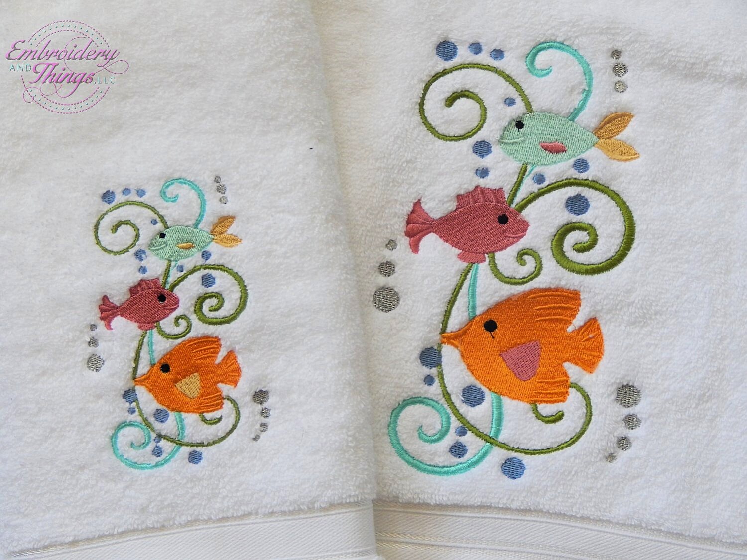 Personalized Fish Bath Towel . Custom Towels. Fish Towels ...