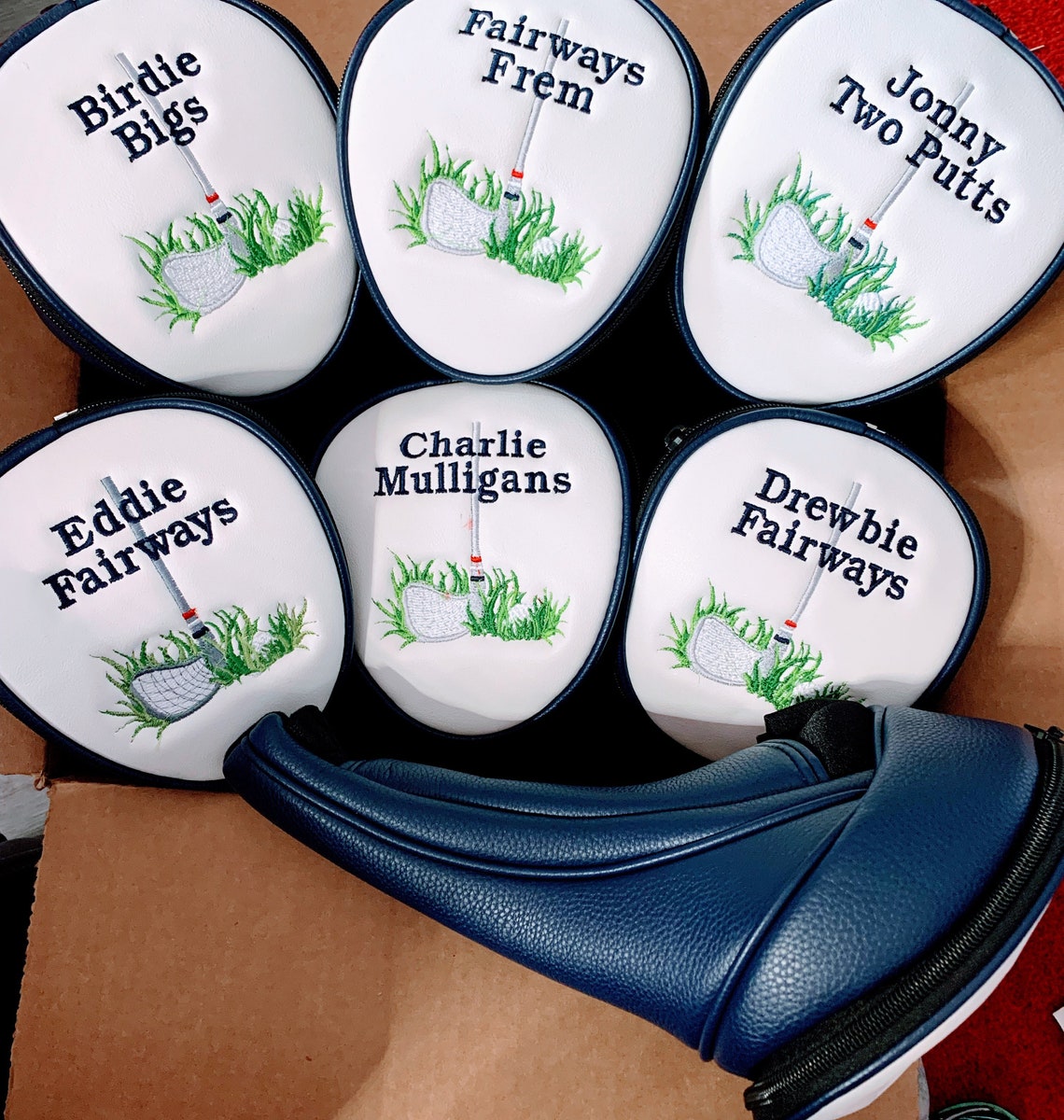 Golf Club Cover Golf Head Cover Personalized Golf Head | Etsy