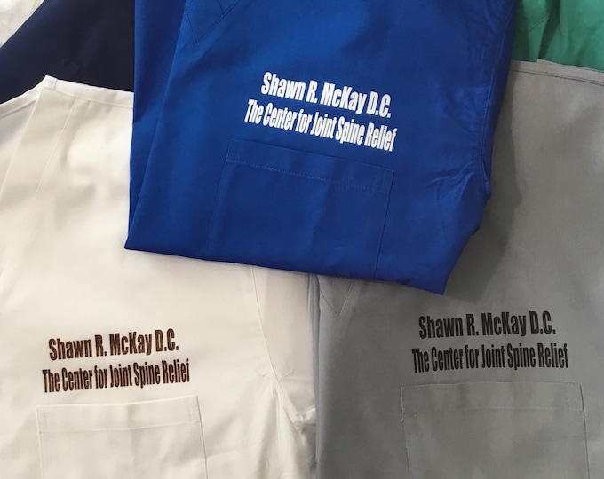Scrub Tops Personalized, Scrub Sets, Nursing Scrubs, Done in Embroidery ...