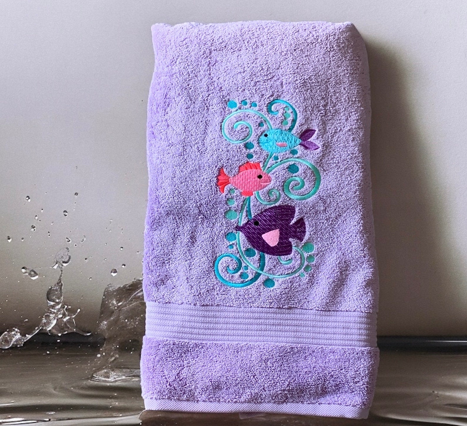 Personalized Fish Bath Towel . Custom Towels. Fish Towels ...