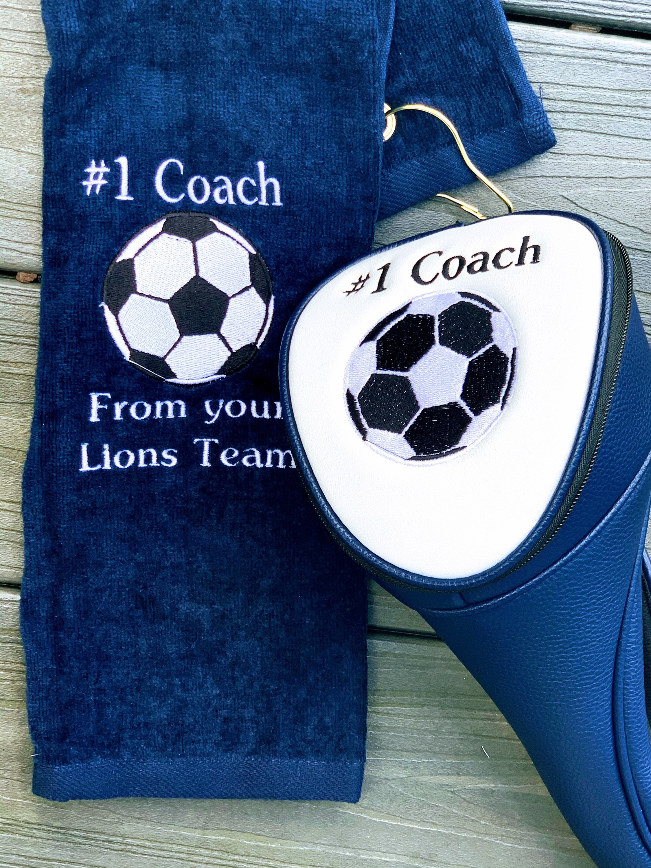 Monogrammed Golf Head Cover With or Without Towelpersonalized - Etsy