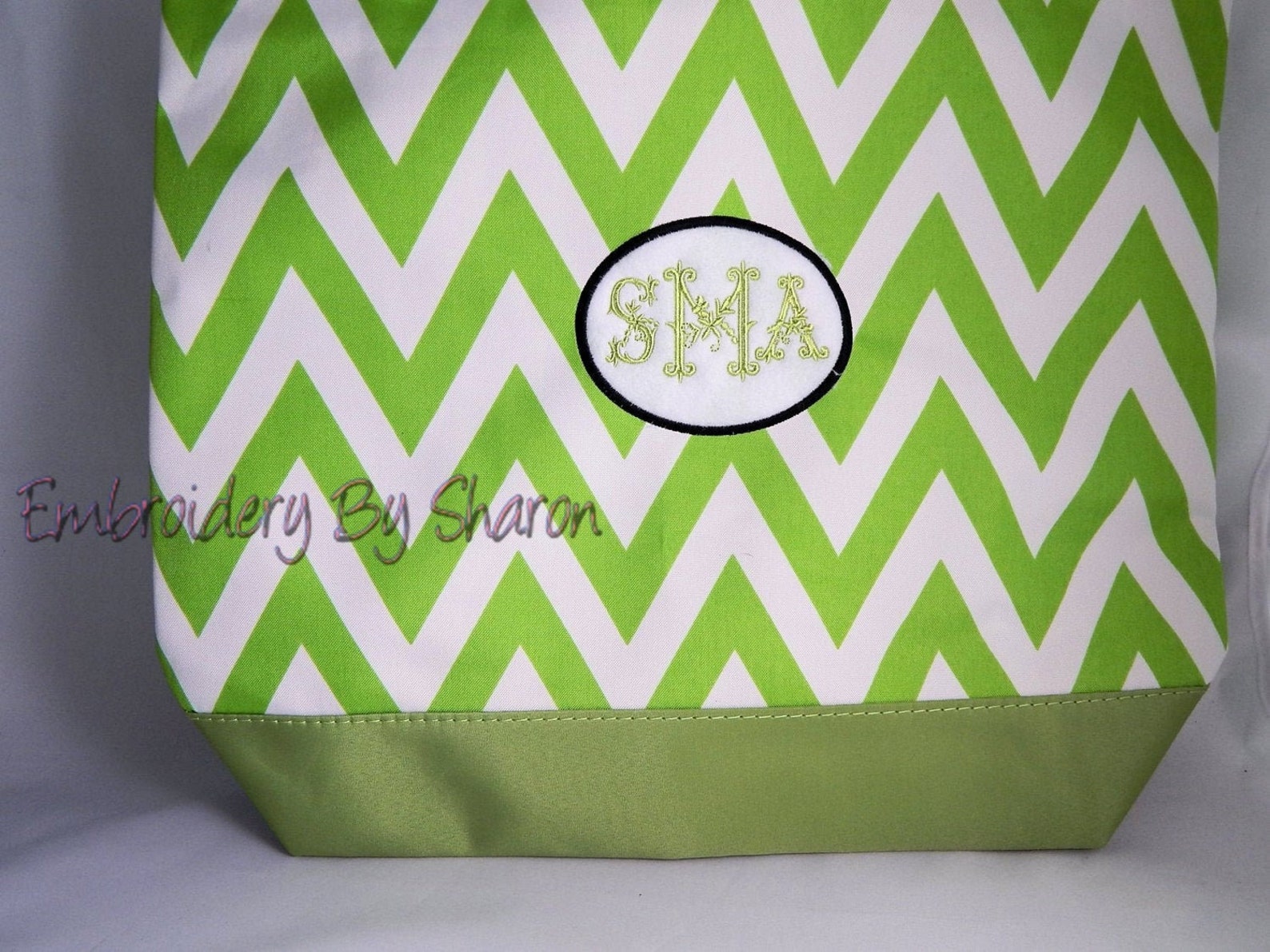 Tote Bags Monogrammed Chevron Bags Personalized Tote Bags | Etsy