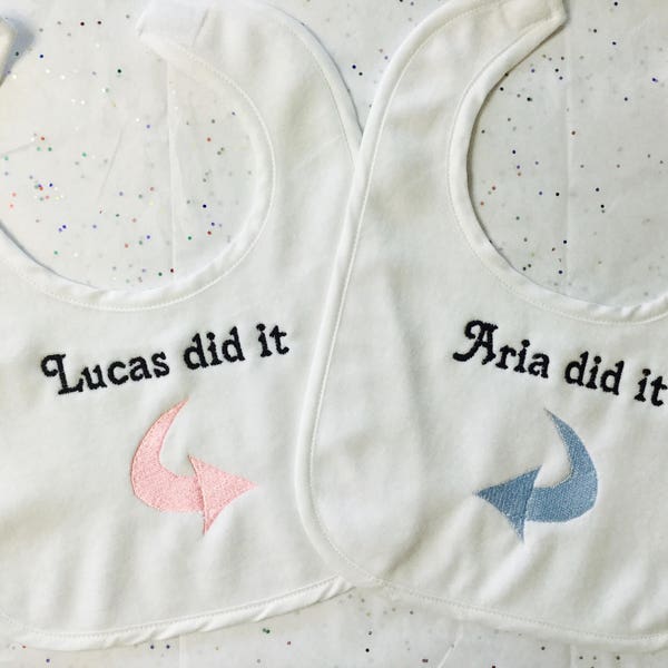 Twins Bibs - Etsy