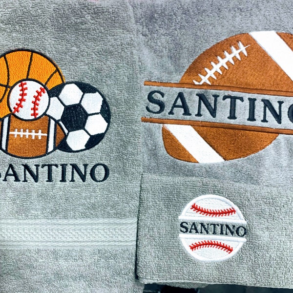 Sports Bath Towels - Etsy