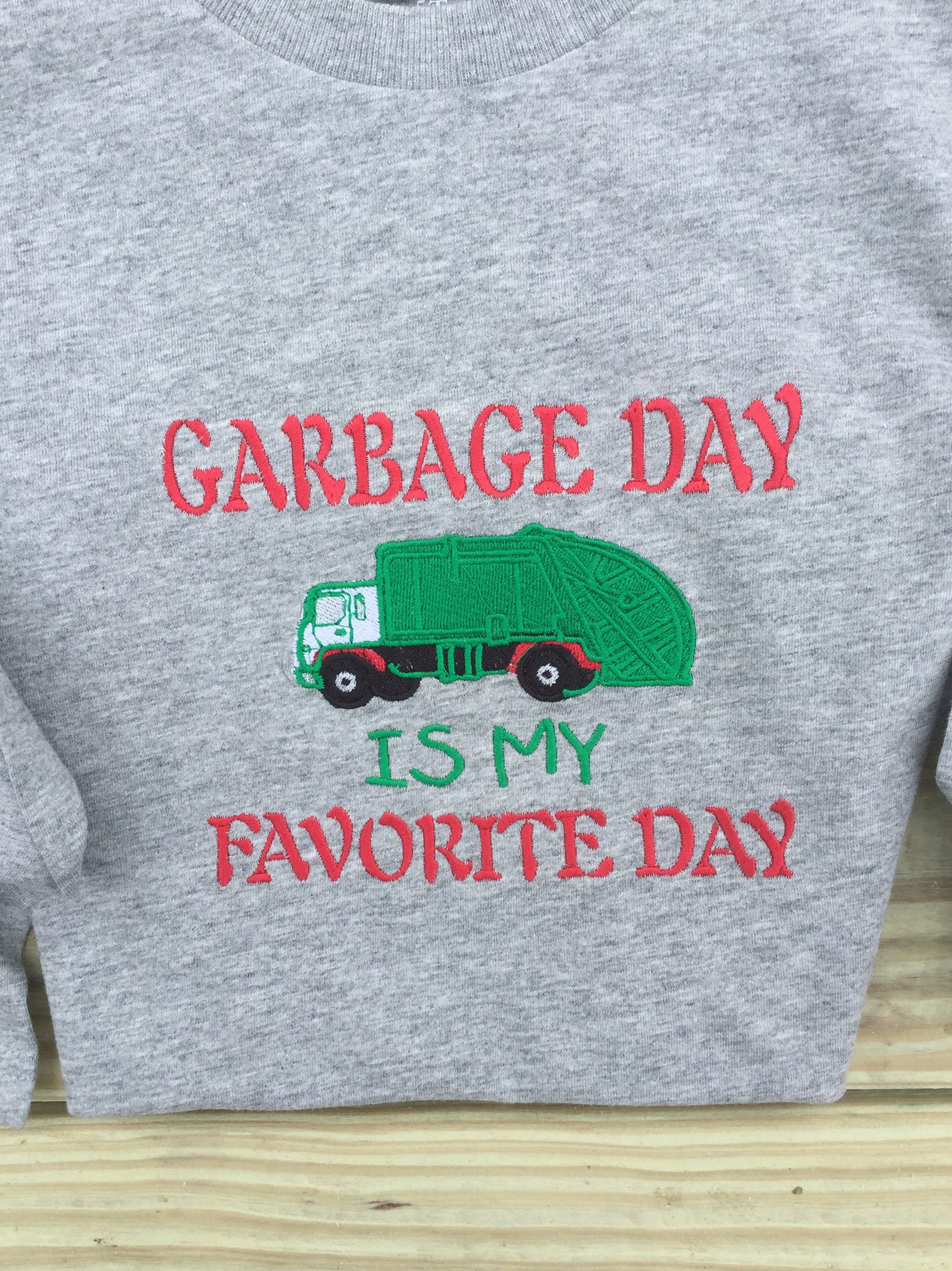 Garbage Truck, Toddlers Shirts, Garbage Day is My Favorite Day, Toddler ...