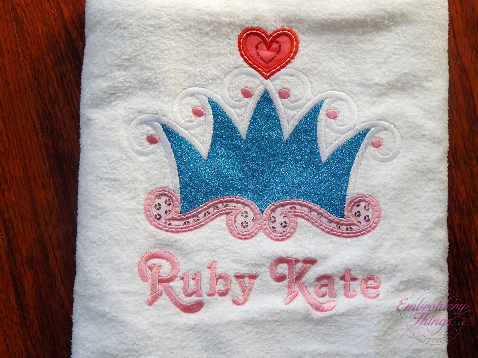 Princess Crown Bath Towel Personalized for Free, Princess Gifts in Kids ...