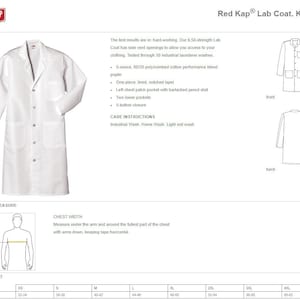 Medical Lab Coats Embroidered Personalized Lab Coats With Name, Title ...