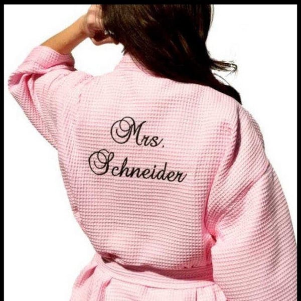 Monogrammed Spa Robe - Etsy