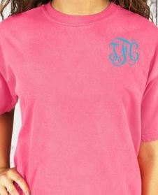 Monogrammed t-shirts all sizesMonogramed Raglan's | Etsy