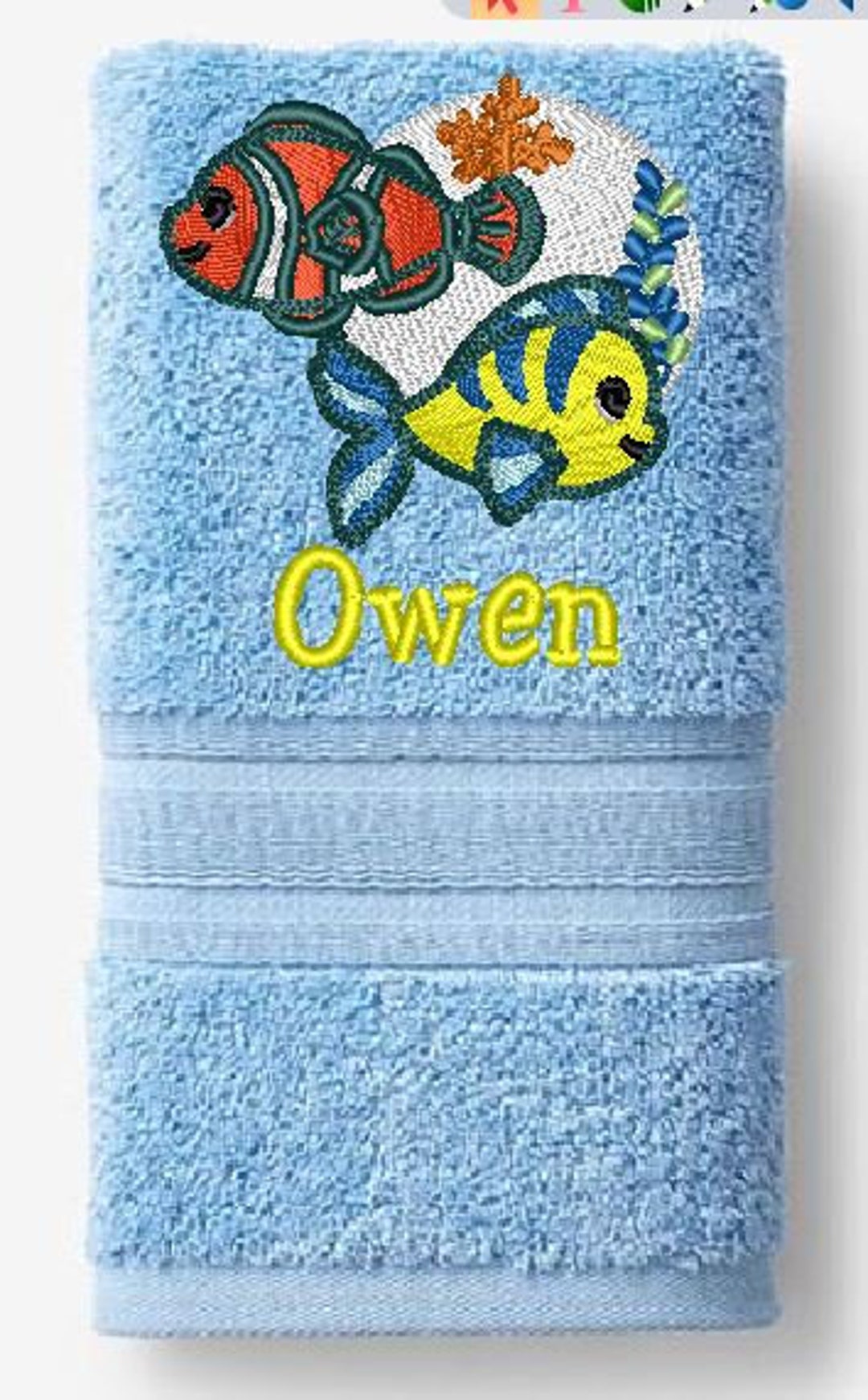 Personalized Kids Hand Towels Perfect for Back to School, in Baby ... Personalized Kids Hand Towels Perfect for Back to School, in Baby ...