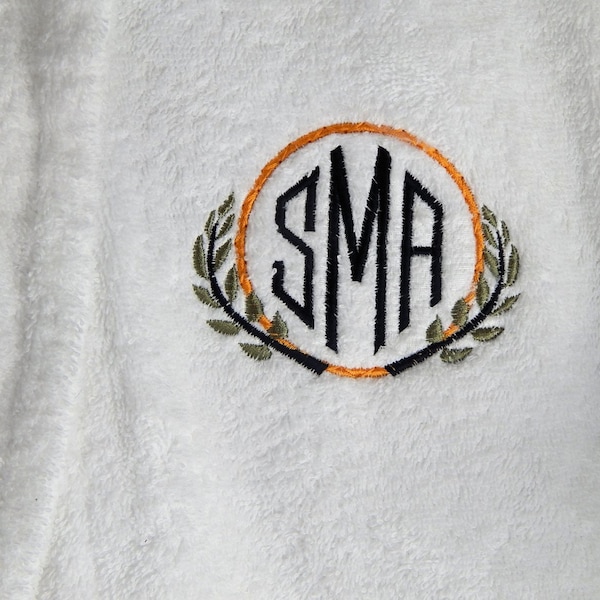 Monogram Bathrobe - Etsy
