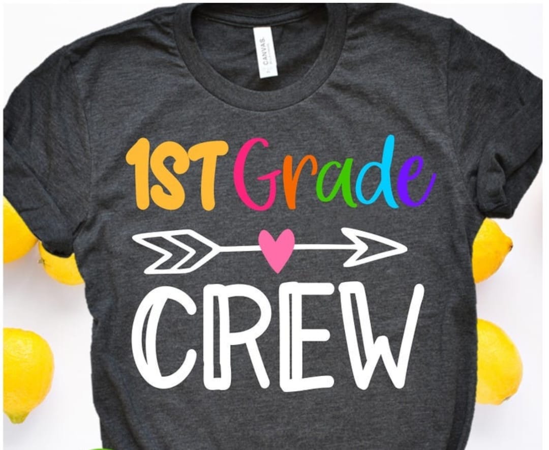 1st Grade Teacher Shirts or Kids 1st Grade Back to School Shirts ...