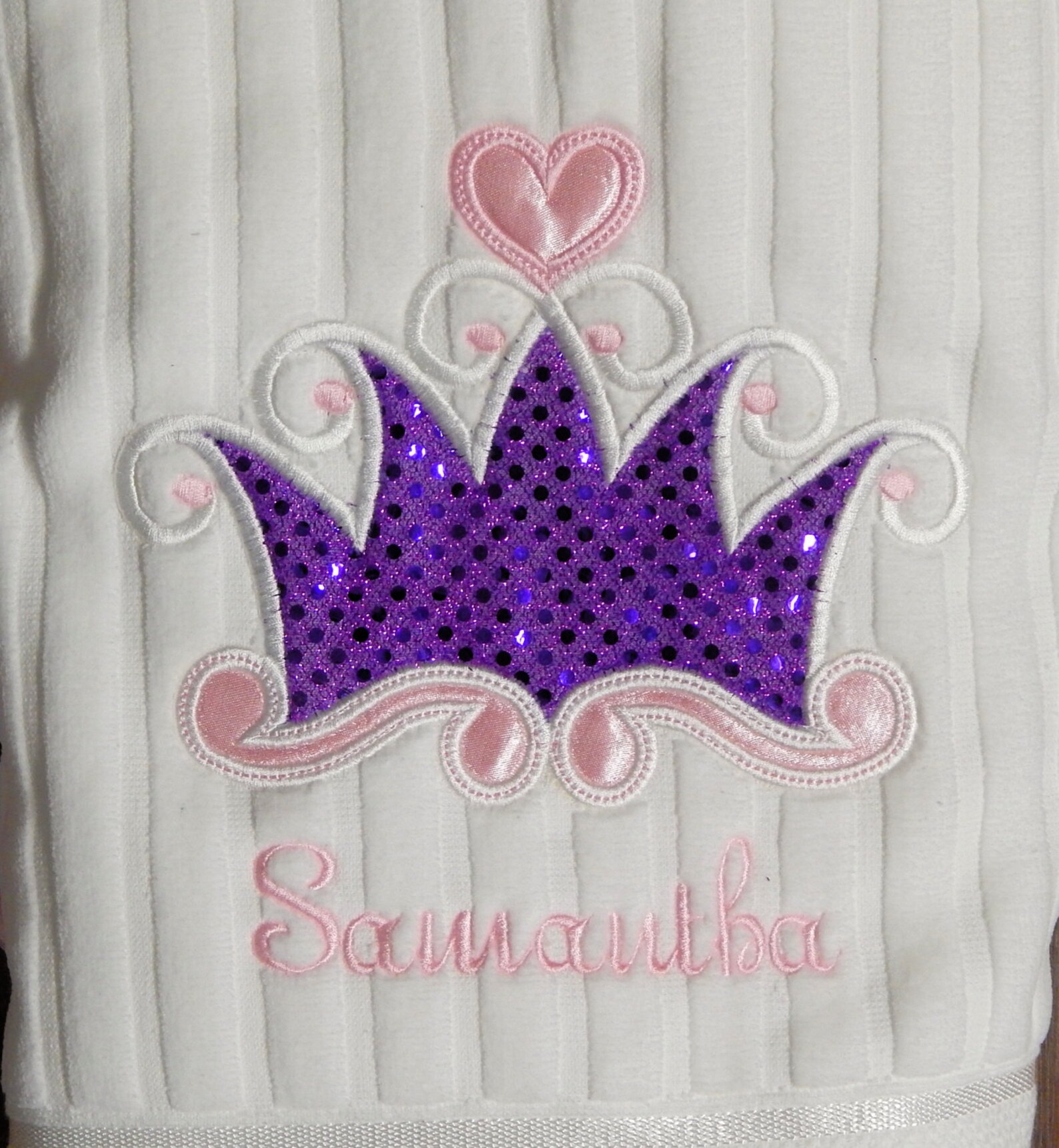 Princess Crown Bath Towel Personalized for Free, Princess Gifts in Kids ...
