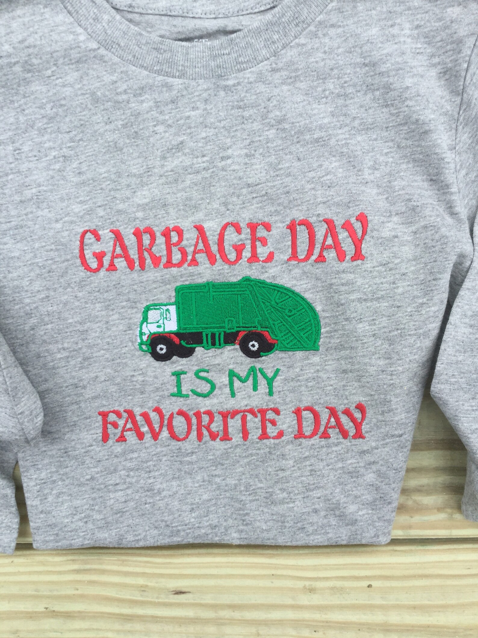 Garbage Truck, Toddlers Shirts, Garbage Day is My Favorite Day, Toddler ...