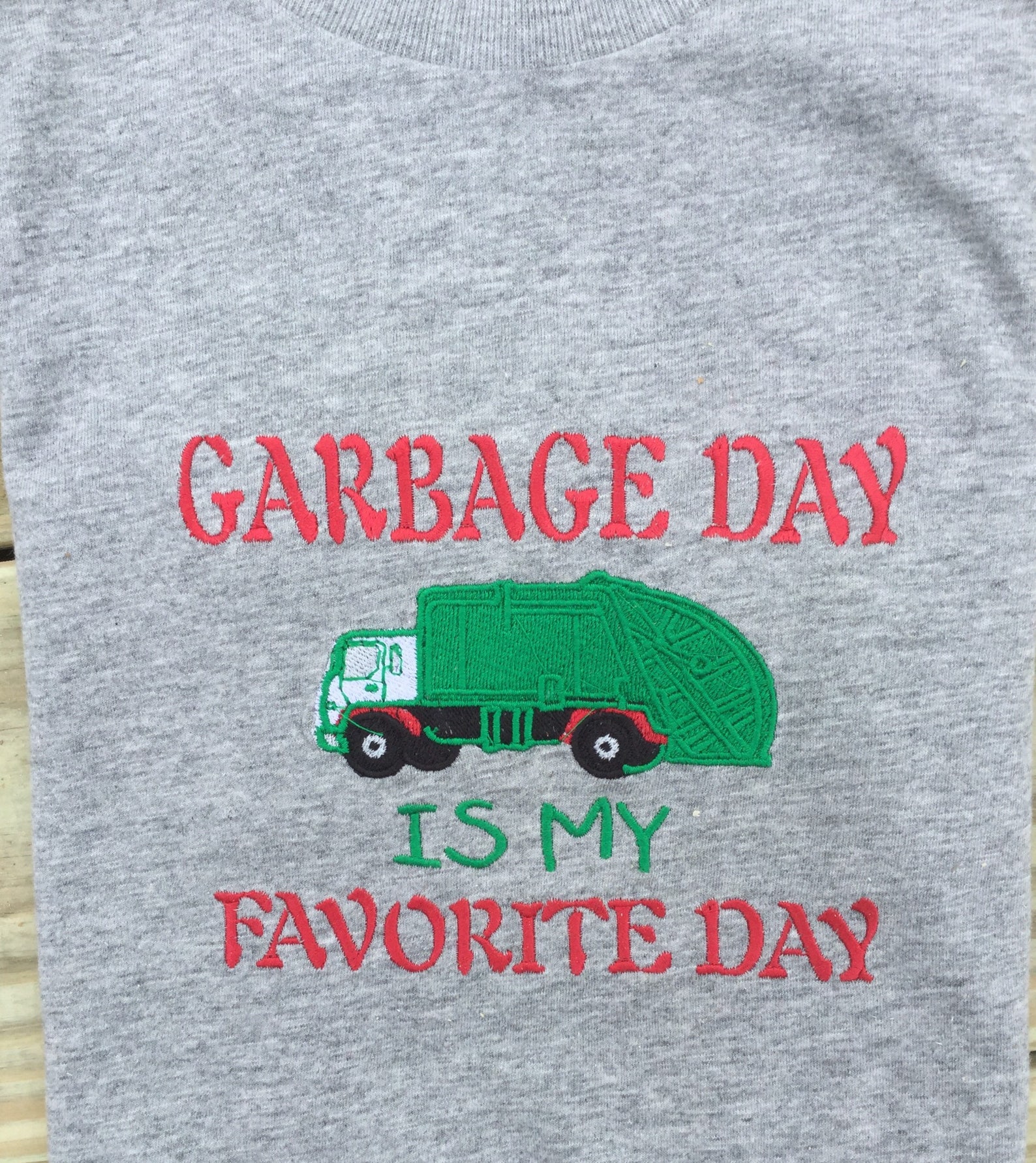 Garbage Truck, Toddlers Shirts, Garbage Day is My Favorite Day, Toddler ...