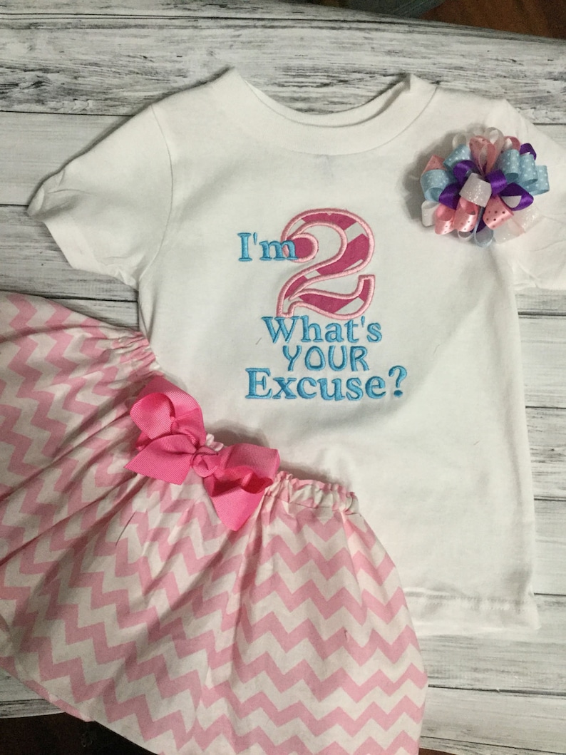 Personalized 2nd Birthday Outfit.. Girls Birthday Outfit - Etsy