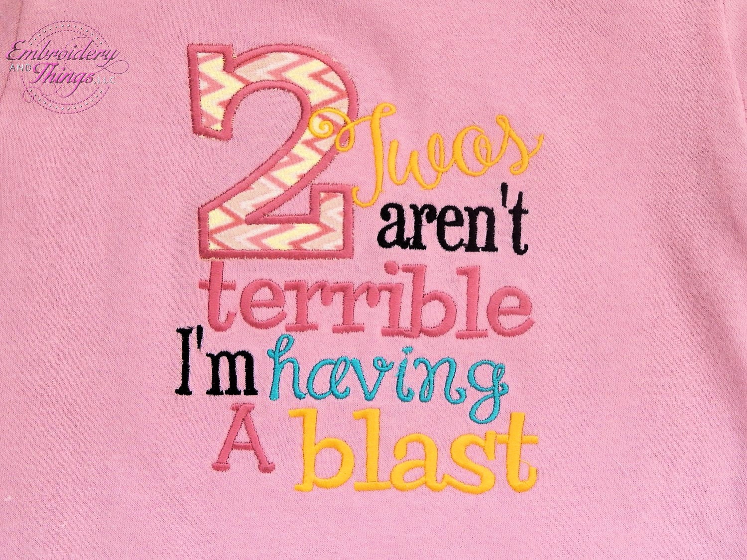 Terrible Two's, Two Year Olds, Age 2, Birthday Gifts, Toddler T-shirts ...