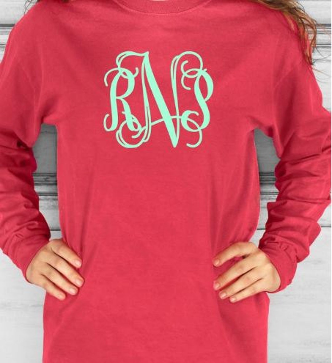 Monogrammed Sweatshirt All Sizes, Personalized Sweatshirts, Family ...