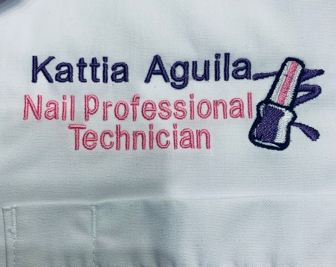 Lab Coats, Embroidered Personalized Lab Coats With Name, Title ...
