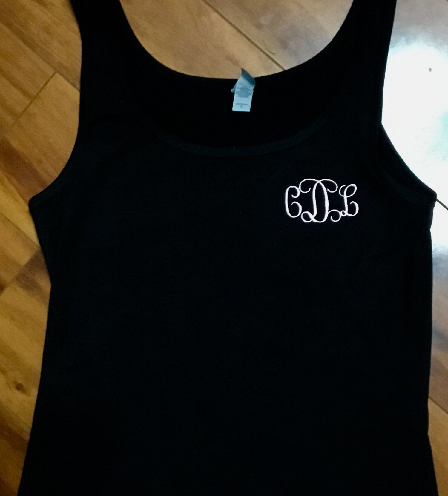 Monogram Tank Top, Embroidery Monogram Racerbacks, Monogram Bridemaids ...