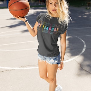 Physical Education T-shirt, Back to School PE Teacher, Gym Teacher ...