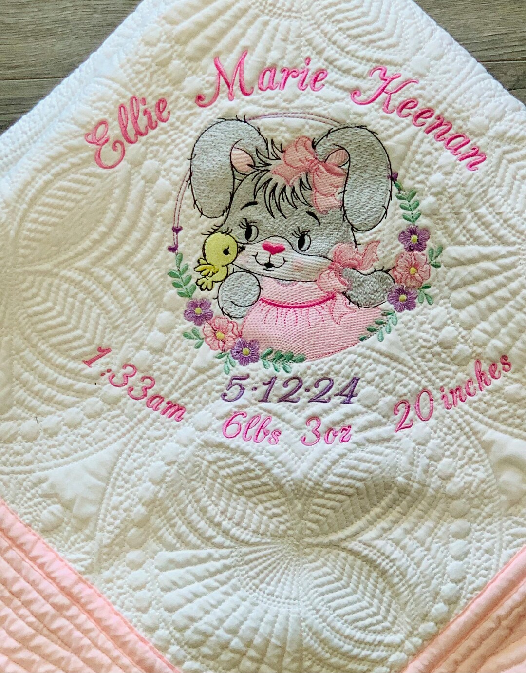 Heirloom Baby Girls Quilt Makes a Treasured Gift for Years to Come ...