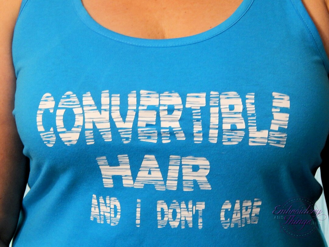 Convertible Hair, Convertible Car T-shirt, Summer T-shirt, Convertible ...