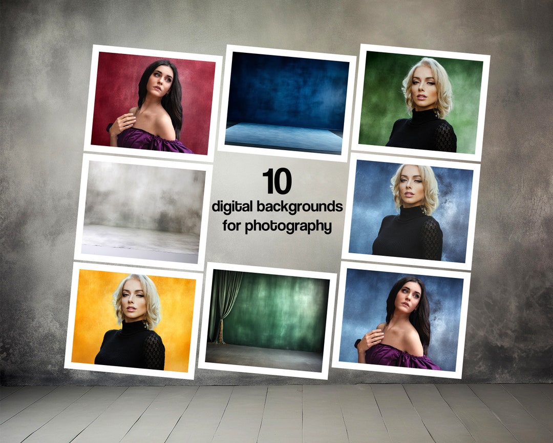 10 Digital Backgrounds for Photography of Different Colors - Etsy