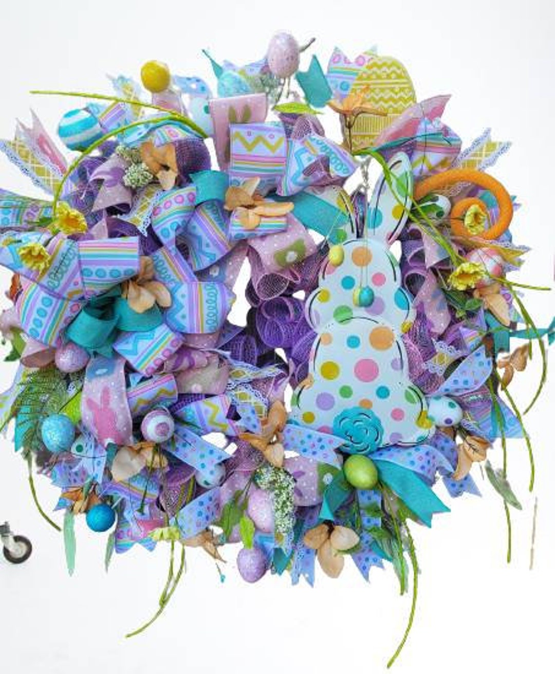 Easter Wreath, Spring Wreath, Easter Door Wreath, Front Porch Wreath ...