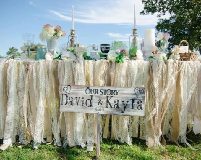 Burlap Wedding Garland Photo Backdrop Burlap Photo Backdrop | Etsy